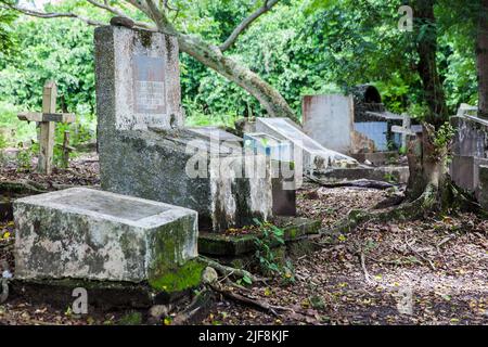 ARMERO, COLOMBIA - MAY, 2022: Symbolic tombs built in memory of ...