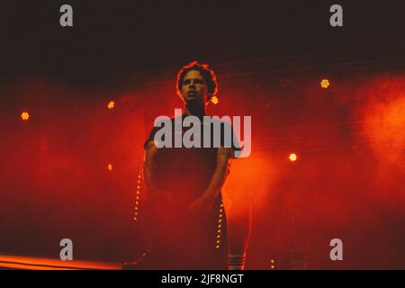 30/06/2022 - British rapper SLOWTHAI performing live at Circolo ...