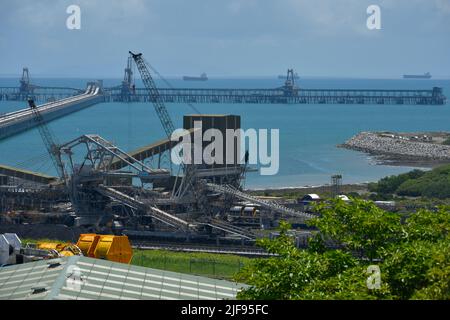 Two coal terminals at the port, Hay Point Coal Terminal (HPCT) and ...