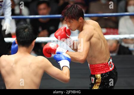 Tokyo, Japan. 29th June, 2022. Yuki Sato Boxing : BOXER'S ROAD Final ...