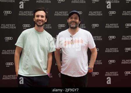 Director Jim Archer und actor David Earl Seen before the screening of ...