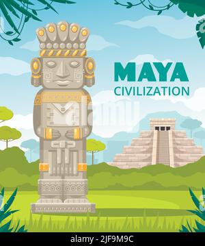 Maya ancient civilization culture architectural monuments staircase ...