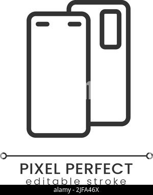 casing line icon, outline symbol, vector illustration, concept sign ...