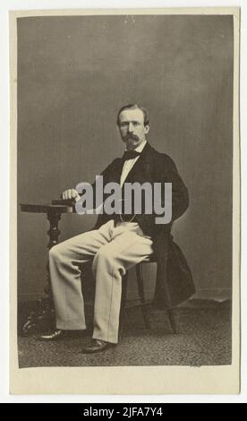 Portrait of Adolf Israel Gustaf Lagerfelt, lieutenant at the Second ...