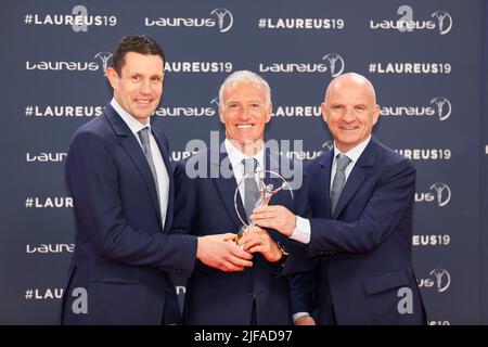Didier Deschamps, coach of the French national football team, red ...