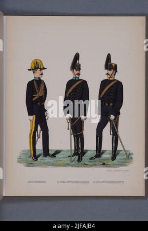 President with uniform for artillery legs and Svea artillery regiment ...
