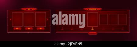 digital hud frame cartoon vector illustration Stock Vector Image & Art ...