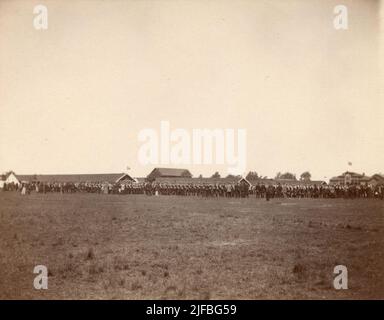 Exercise site for the Life Regiment's Husar Corps Stock Photo - Alamy