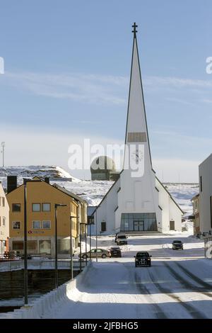 Norway, Varanger Fjord, Vardo, Church of Vardø Stock Photo - Alamy