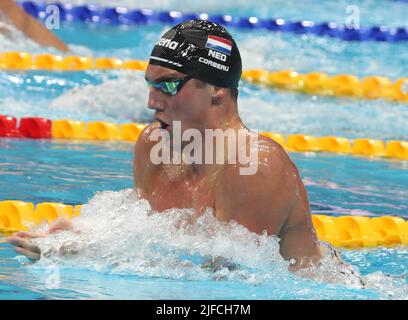 Caspar Corbeau of Nederland Heat 200 M Breaststroke Women during the ...