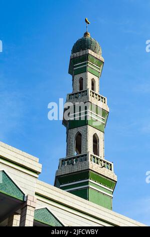 View to Xining Dongguan Grand Mosque, the largest mosque in Qinghai ...