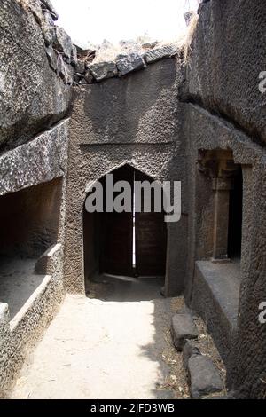 Maharashtra fort, fortress,Chavand fort Stock Photo - Alamy