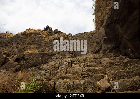 Maharashtra fort, fortress,Chavand fort Stock Photo - Alamy