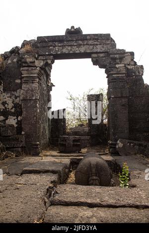 Maharashtra fort, fortress,Chavand fort Stock Photo - Alamy