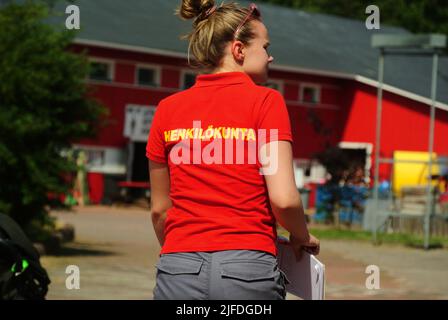 Puuhamaa Amusement Park, Tervakoski Finland Stock Photo - Alamy
