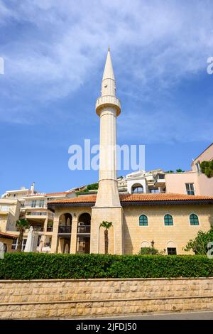 Scenic lighthouse in Montenegro Stock Photo - Alamy