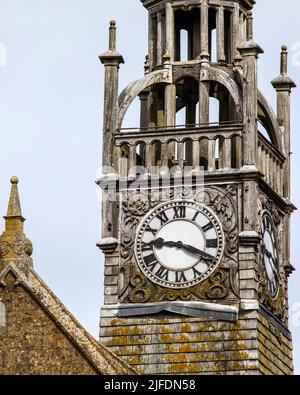 The clocktower of Redesdale Hall, also known as Moreton-in-Marsh Town ...