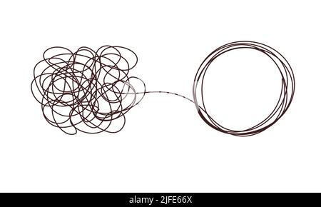 Chaos theory line icon concept. Chaos theory vector linear illustration ...