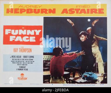 FUNNY FACE 1957 Paramount Pictures film with Audrey Hepburn Stock Photo ...