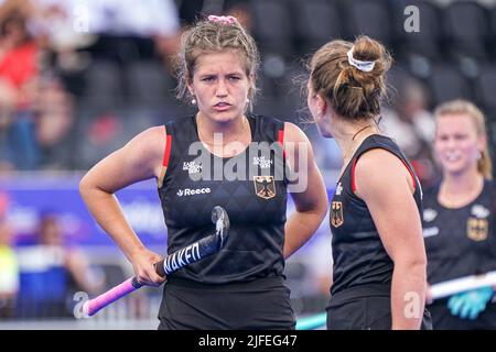 AMSTELVEEN, NETHERLANDS - JULY 2: Sonja Zimmermann of Germany during ...