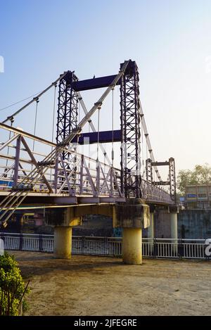 Anand Mohan Mathur Jhula Pul is a public pedestrian suspension bridge ...