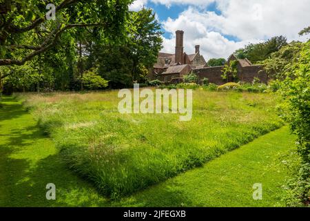 Garden Benthall Hall Stock Photo - Alamy