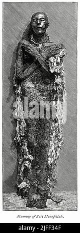 Seti I mummy Stock Photo - Alamy