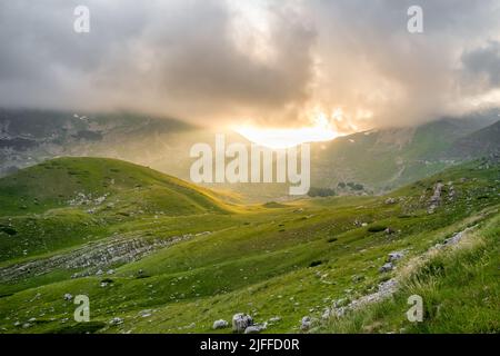Sedlo Pass is the highest road pass in Montenegro Stock Photo - Alamy