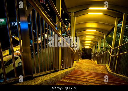 Overhead Bridge beside The Rail Mall situated along Upper Bukit Timah ...