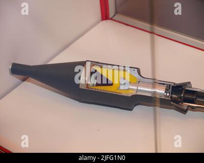 Military, Shooting RPG anti tank grenade launcher. war trophy. military ...