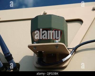 Mercedes-Benz Actross 8x8 in Eurosatory 2008 Military exibition Stock ...