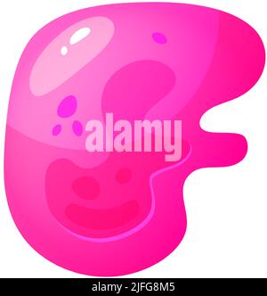 Jelly colorful alphabets, comic alphabet for children. Jelly bright ...