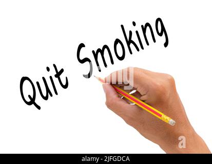 Word writing text Quit Smoking. Business photo showcasing the process ...