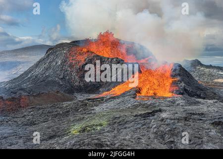iceland, volcano, volcanic eruption, icelands, volcanos, eruption ...