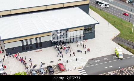 Newcastle, UK. 3rd July, 2022. The Vertu Motors Arena in Newcastle on ...