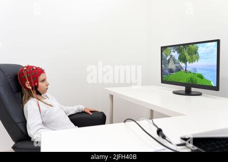 Diagram of Biofeedback Therapy Stock Photo - Alamy