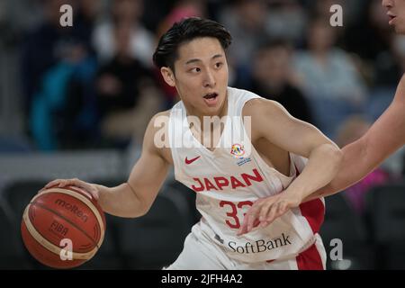 Yuki Kawamura of Japan Basketball team seen in action during the FIBA ...