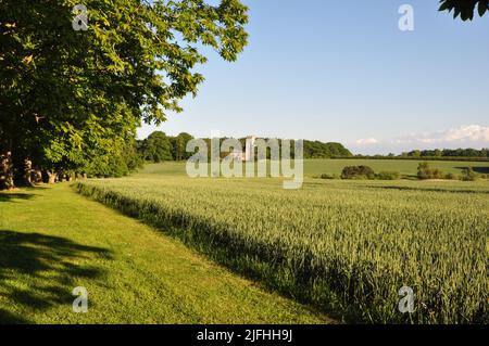 St Bartholomew church, Hanworth, north Norfolk, England, UK Stock Photo ...
