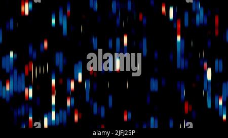 Abstract vertical colorful segments of a lilac color. Motion. Slowly ...