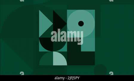 Geometric pattern rotating and changing, seamless loop background ...