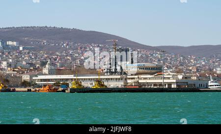 Novorossiysk Commercial Sea Port Stock Photo - Alamy