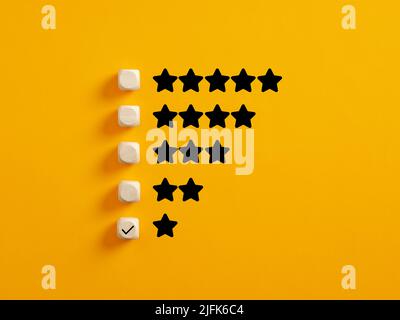 Customer reviews star. Customer service evaluation and satisfaction ...