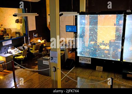 RAF Troywood, RAF operations room, Scotland's secret bunker, Fife Stock ...