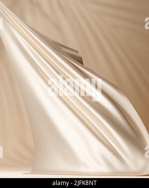 Minimal Elegance Fabric Or Cloth Stage Podium Minimal Black Colors ...