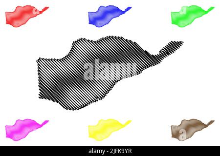 Lulu island (Canada, British Columbia Province, North America) map ...