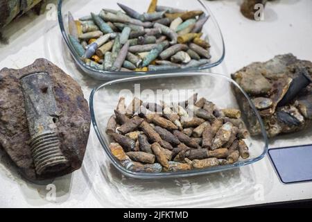 Old rusty bullet ammunition from the dardanelles war Stock Photo - Alamy