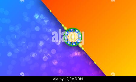 Image of blue circles floating on navy background Stock Photo - Alamy
