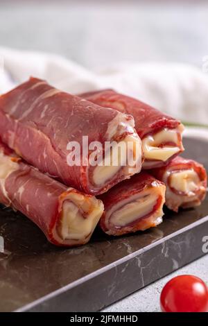 Cheese Pastrami. Pastrami stuffed with cheddar, grilled bacon on a ...