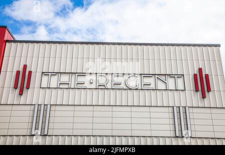 The recently renovated Regent Cinema in Redcar,England,UK Stock Photo ...