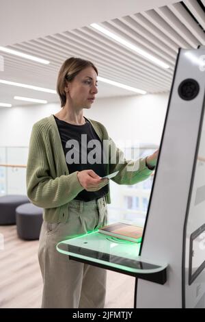 Library Automatic Book Return Machine Books 24 Hour Stock Photo - Alamy
